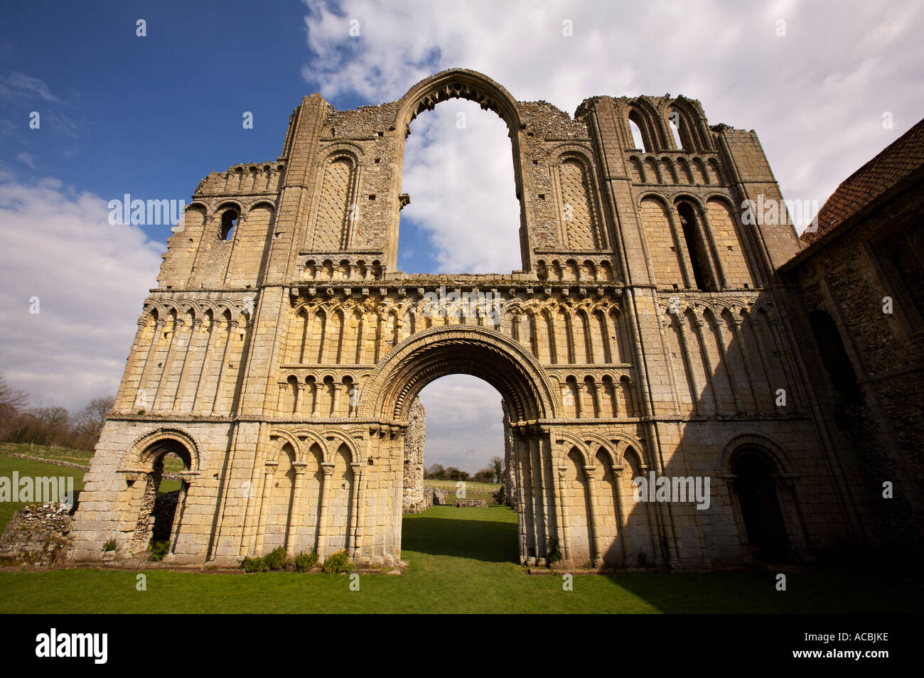 Castle Acre Priory in Norfolk England UK Stock Photo - Alamy