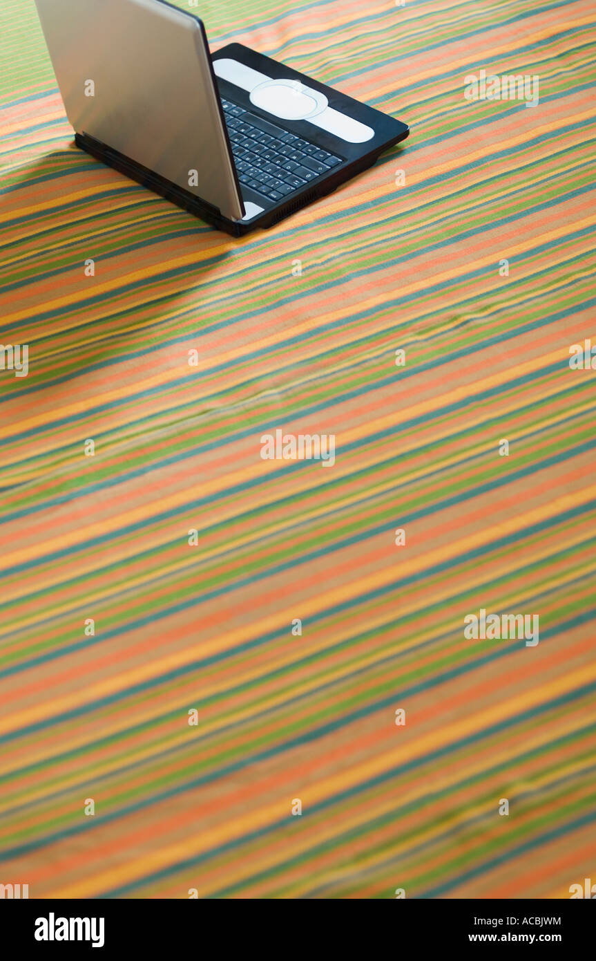 High angle view of a laptop Stock Photo - Alamy