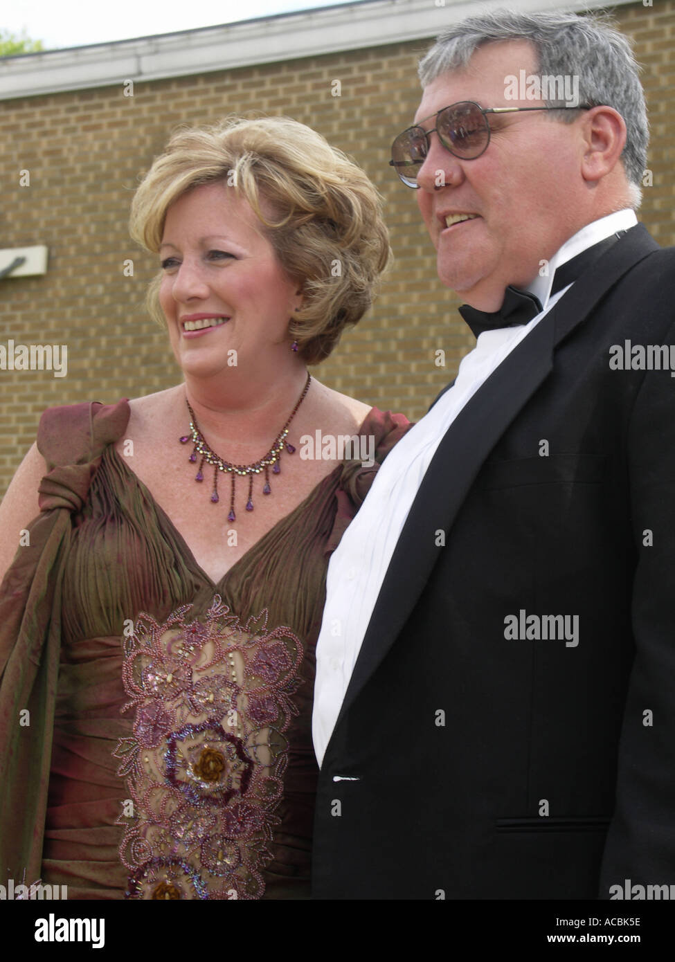 Couple Dressed Up Stock Photo - Alamy