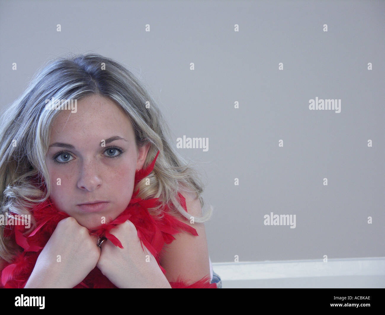 Angry Young Lady Stock Photo - Alamy