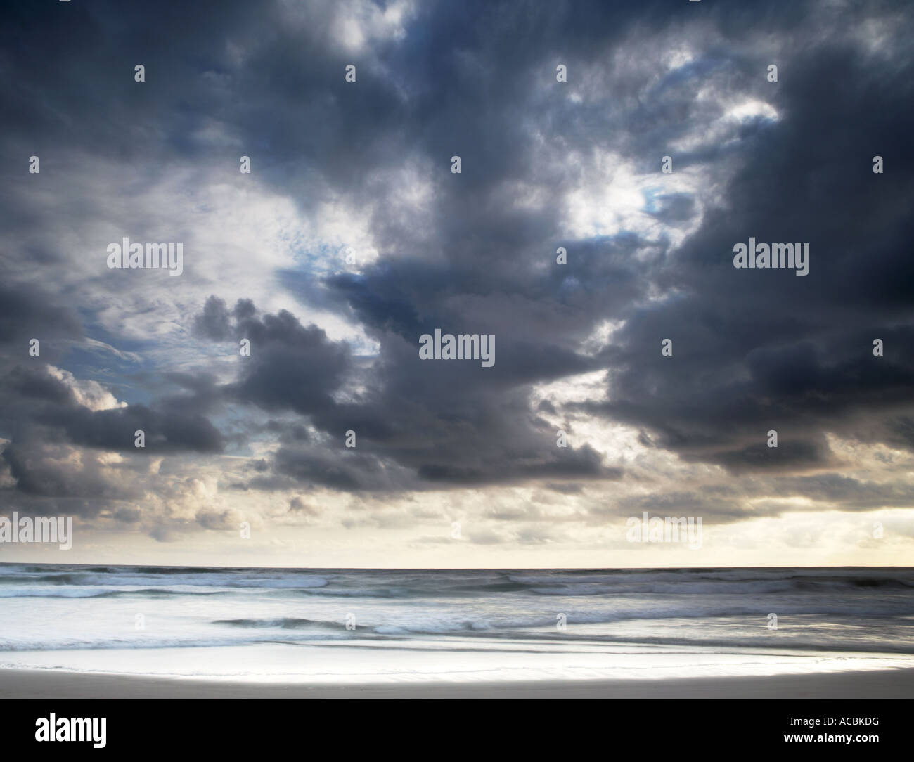 Storm clouds gathering out to sea Stock Photo - Alamy