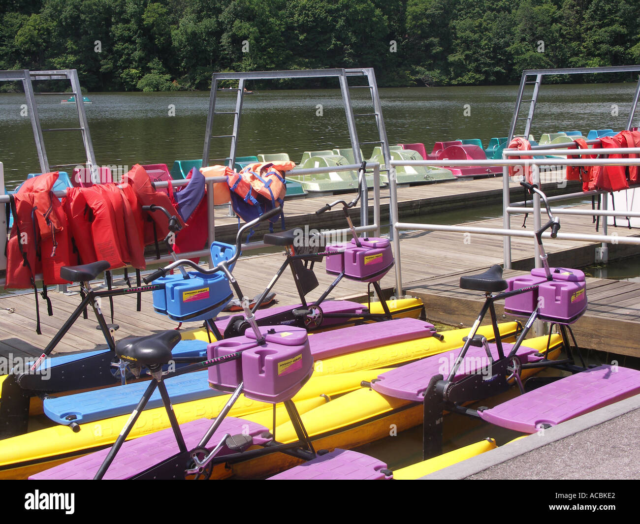 Foot paddle boats hi-res stock photography and images - Alamy
