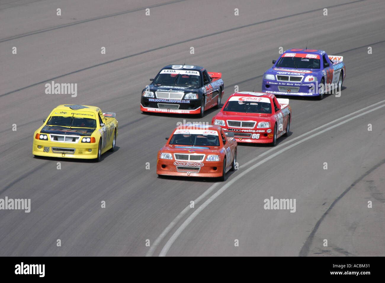 Banked racing track car hi-res stock photography and images - Alamy