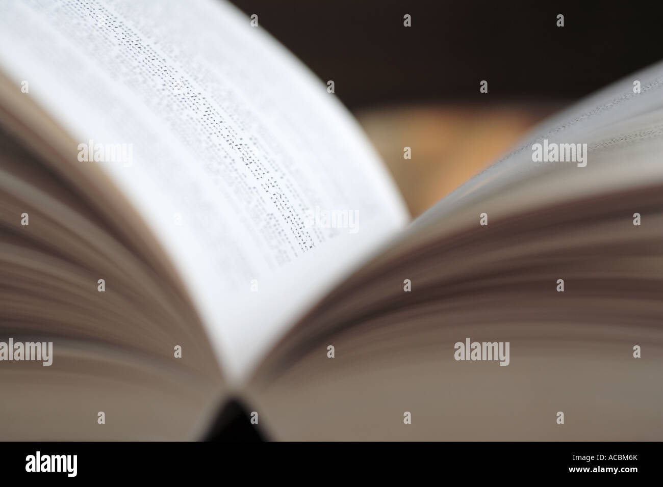 Close up of open book Stock Photo - Alamy