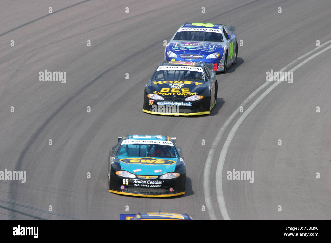 Banked into turn hi-res stock photography and images - Alamy