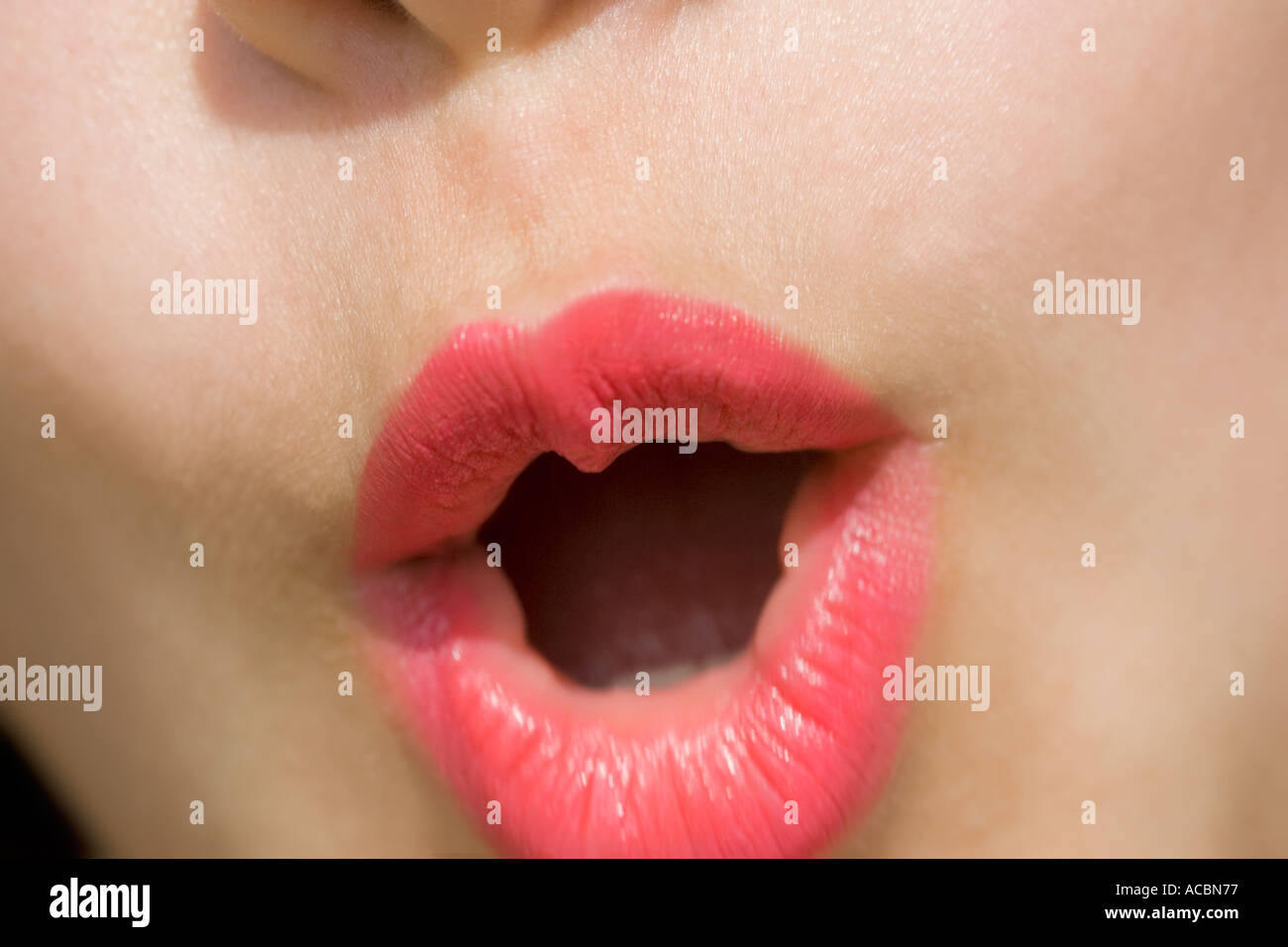 Lips open close up shout hi-res stock photography and images - Alamy
