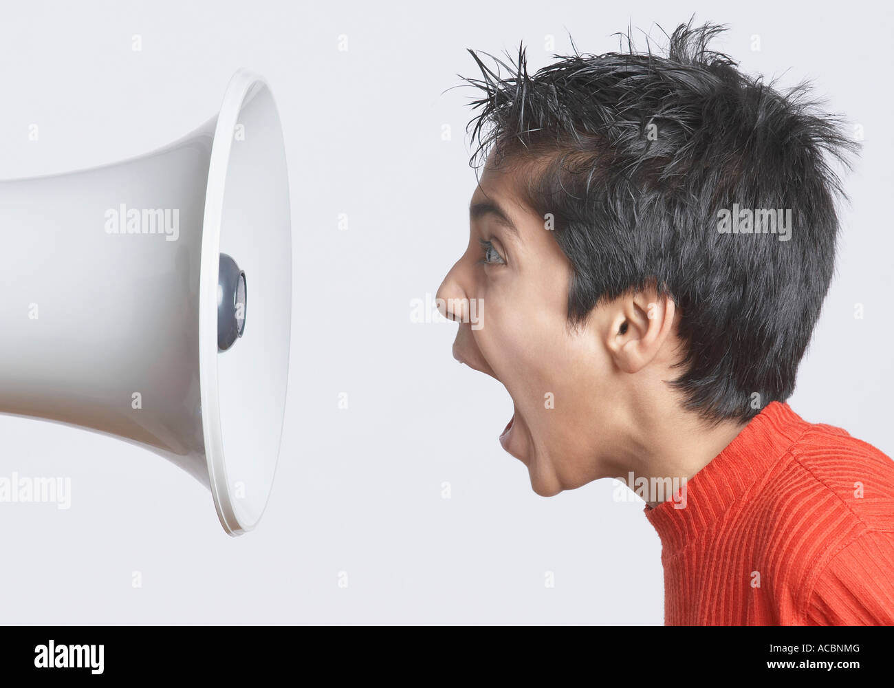 Head shot asian boy mouth open hi-res stock photography and images - Alamy
