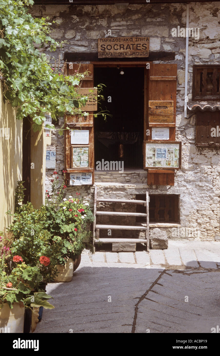Traditional Cypriot House Museum Stock Photo - Alamy