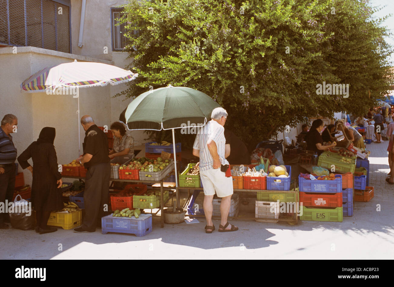 pano paphos fruit and vegetable market Stock Photo - Alamy