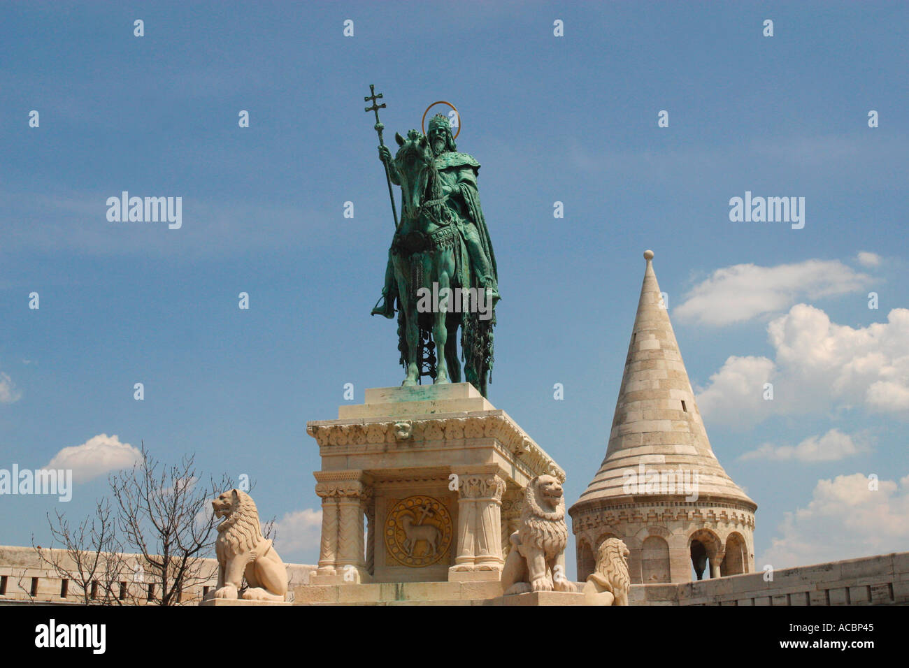 Budapest Buda Castle St Stephen's Statue Monument Fishermans Bastion ...