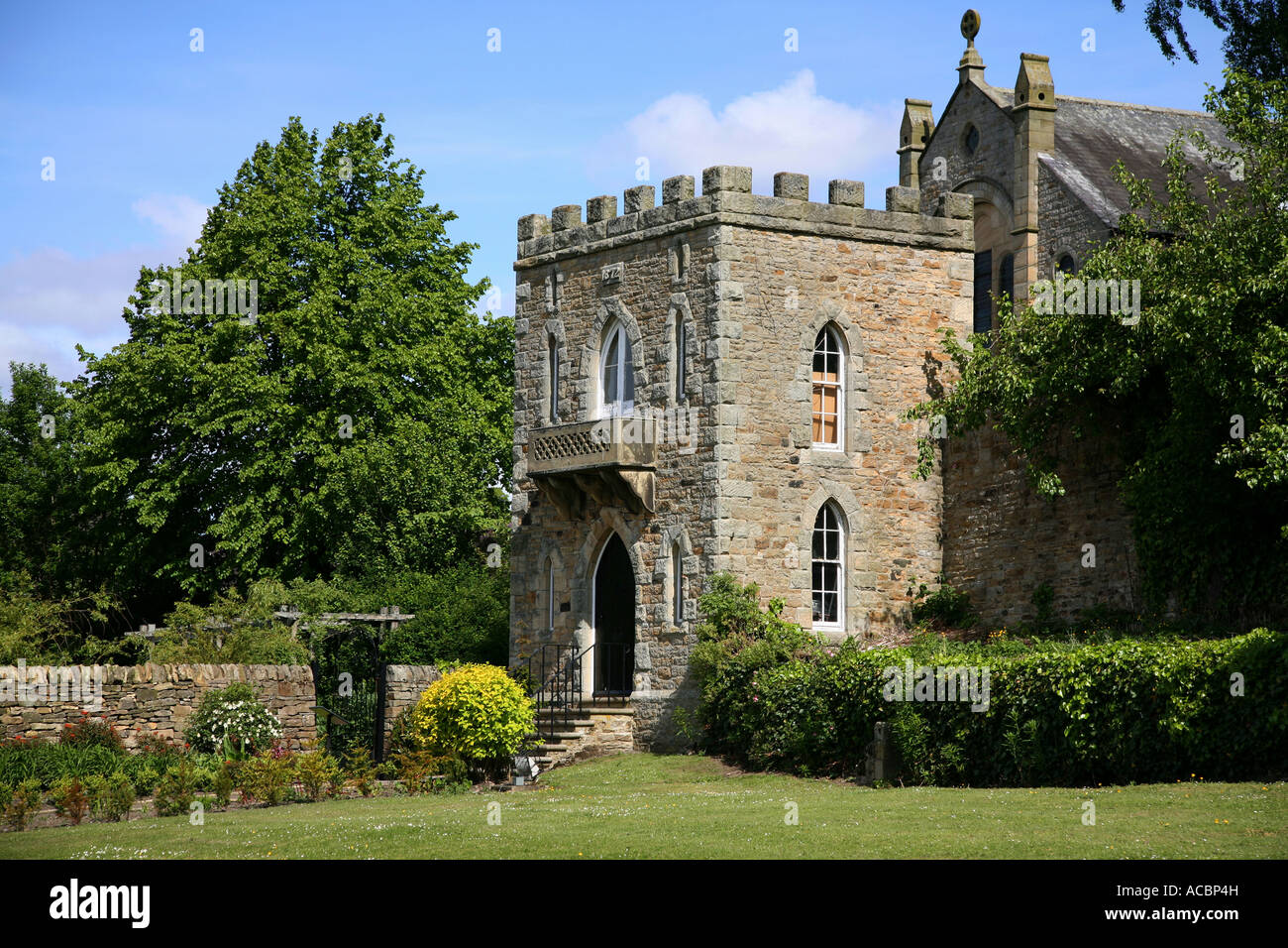 Co Durham - Stanhope, Durham Dales Centre A view of the Castle Gardens ...