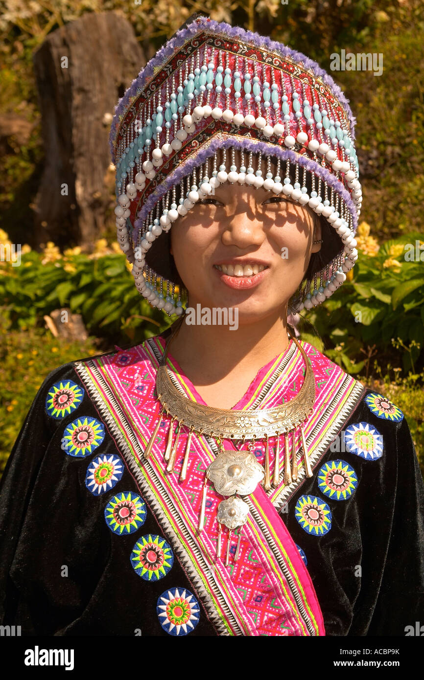 North Thailand - Chiang Mai, Phu Pong Meo Village, Girl of the Meo Hill ...