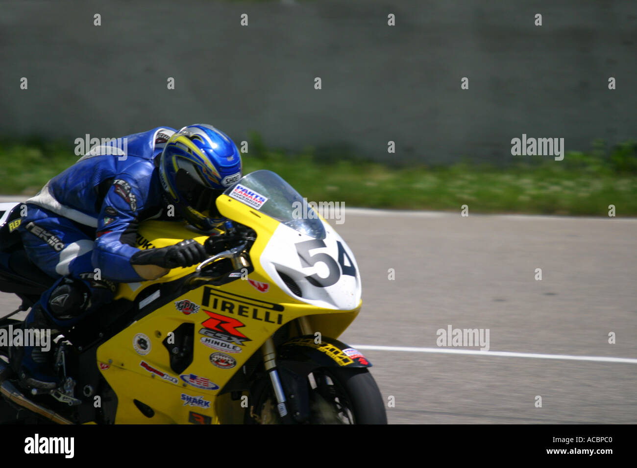 Motorcycle racing at Race City Speedway Stock Photo - Alamy