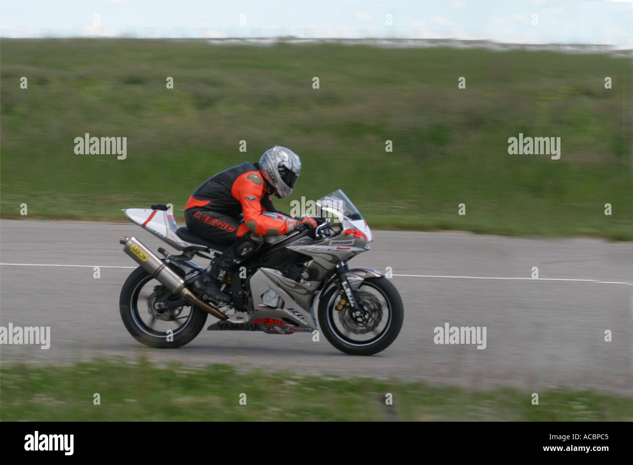 Motorcycle racing at Race City Speedway Stock Photo - Alamy