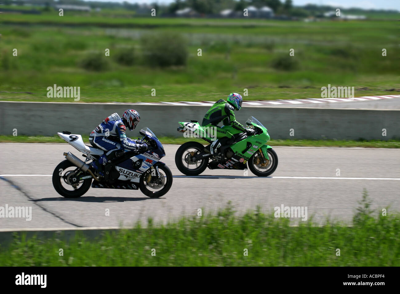 Motorcycle racing at Race City Speedway Stock Photo - Alamy
