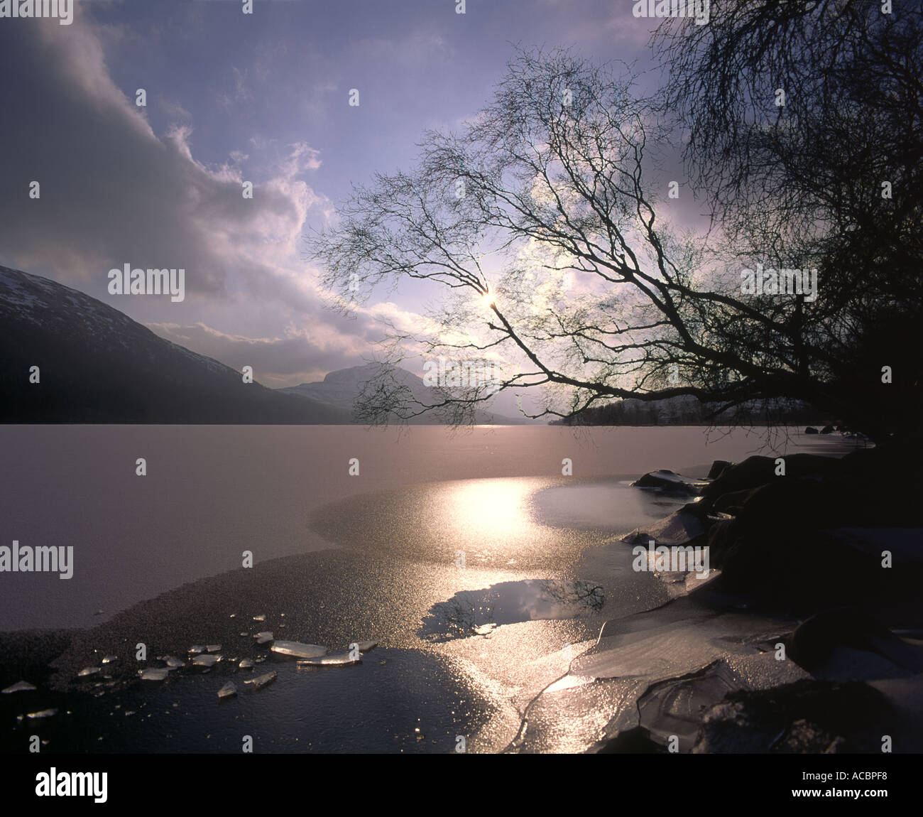 Frozen loch laggan hi-res stock photography and images - Alamy
