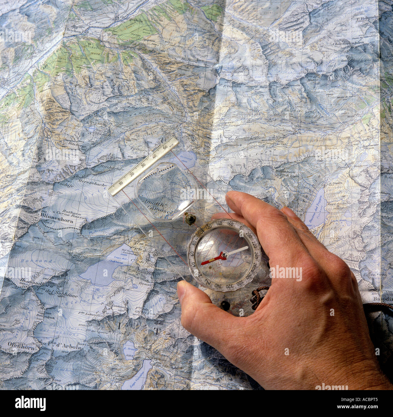 Kompass map hi-res stock photography and images - Alamy