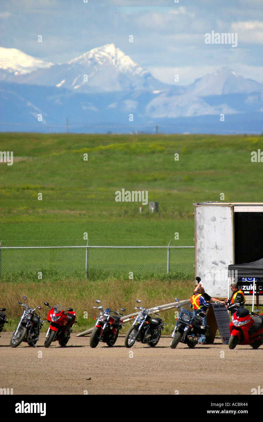 Motorcycle racing at Race City Speedway Stock Photo - Alamy