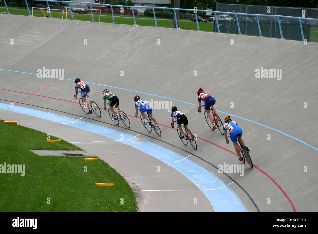 Track National Championship bicycle races Stock Photo - Alamy