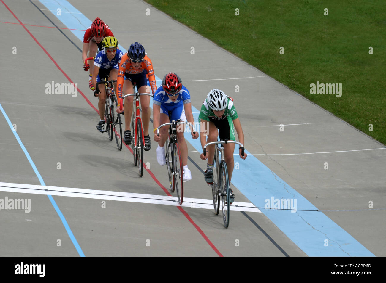 Track National Championship bicycle races Stock Photo - Alamy