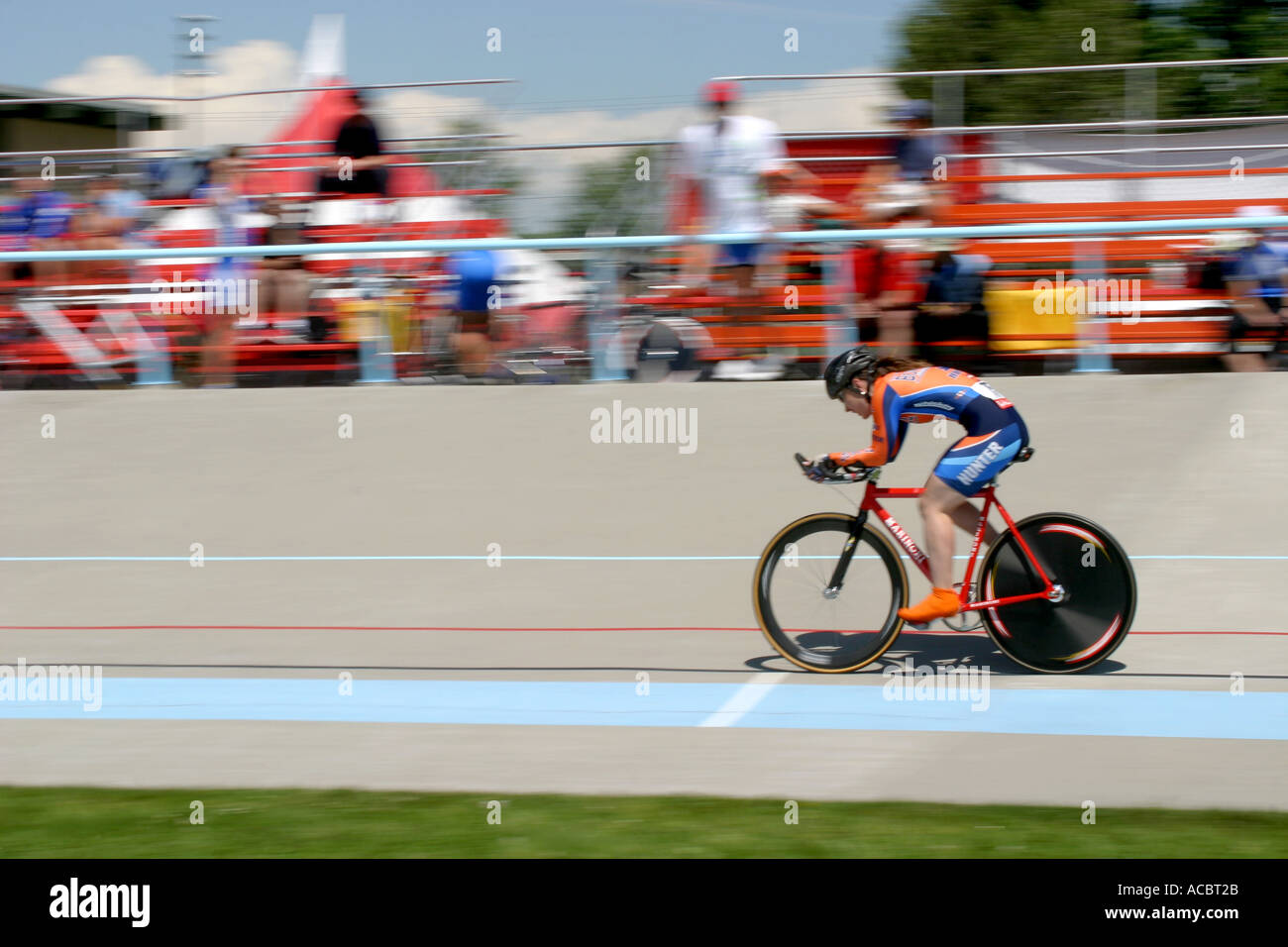 Track National Championship bicycle races Stock Photo - Alamy