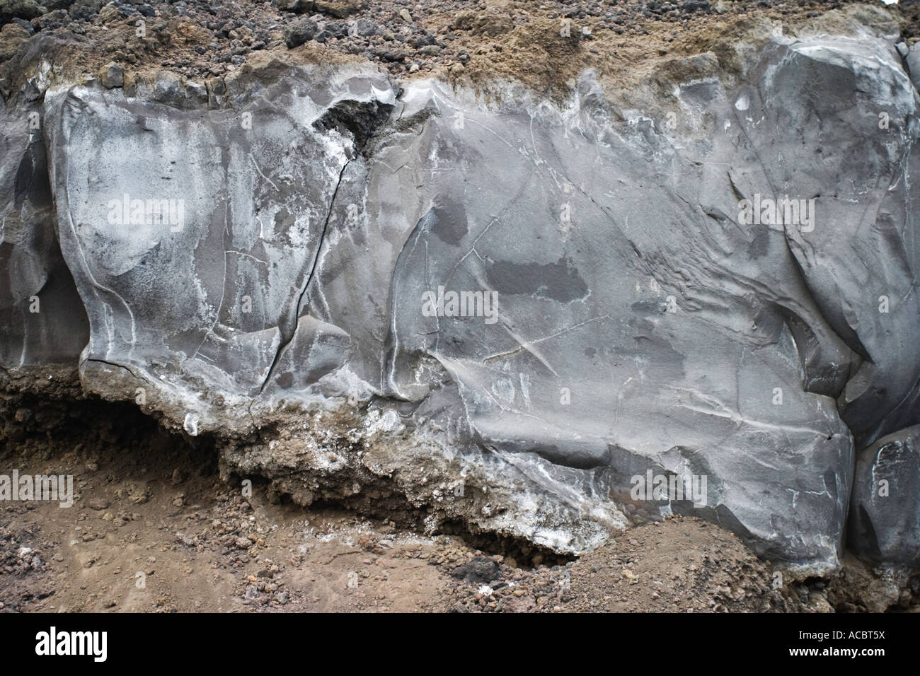 Old lava flow Mt Etna Sicily Italy Stock Photo - Alamy