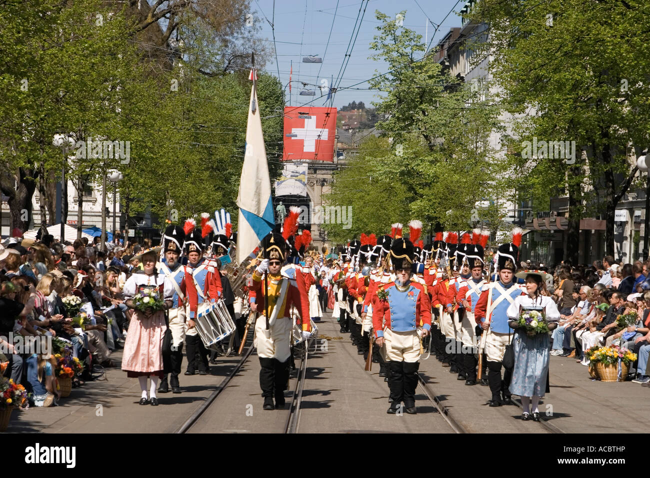 Switzerland Zurich Sechselaeuten Stock Photo - Alamy
