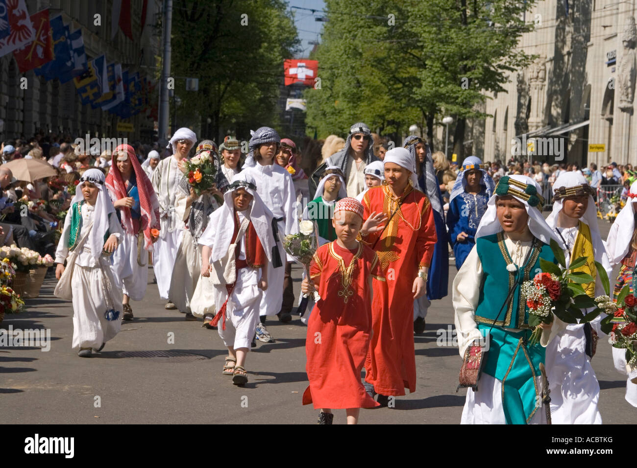 Switzerland Zurich Sechselaeuten Stock Photo - Alamy