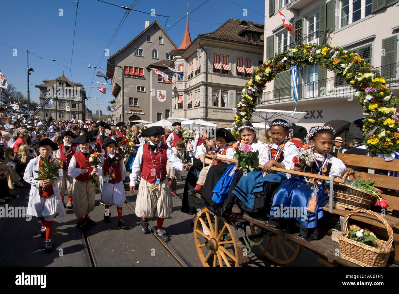 Switzerland Zurich Sechselaeuten Stock Photo - Alamy