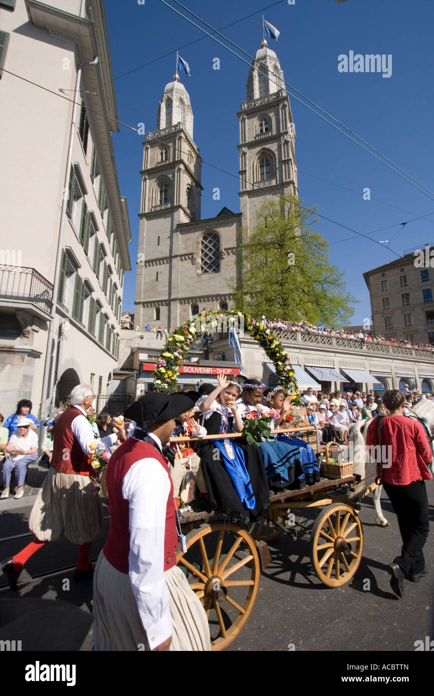 Switzerland Zurich Sechselaeuten Stock Photo - Alamy