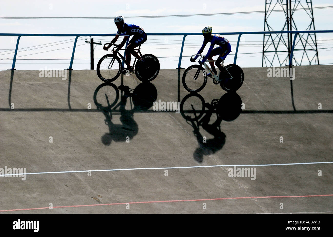 Track National Championship bicycle races Stock Photo - Alamy