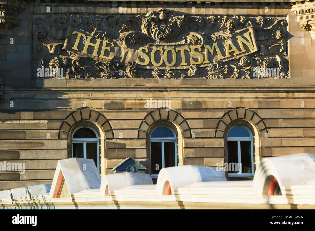 The scotsman hotel sign hi-res stock photography and images - Alamy