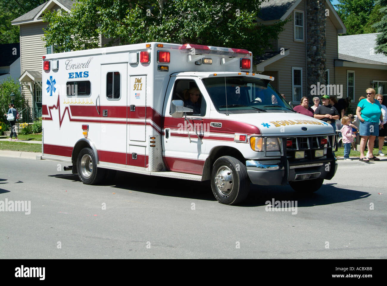 EMS Ambulance participates in Independence Day parade at Lexington ...