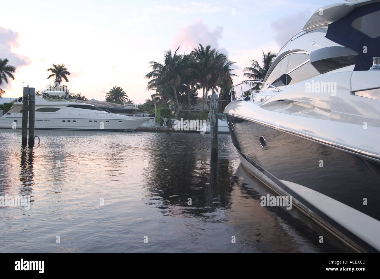 Sunseeker at dock 5 Stock Photo - Alamy