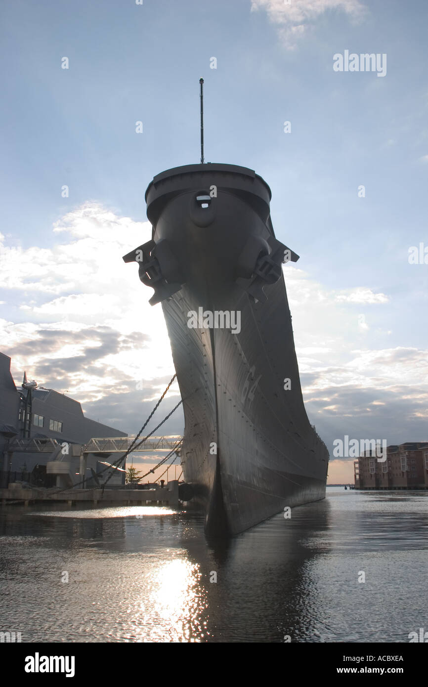 USS Wisconsin 1 Stock Photo - Alamy