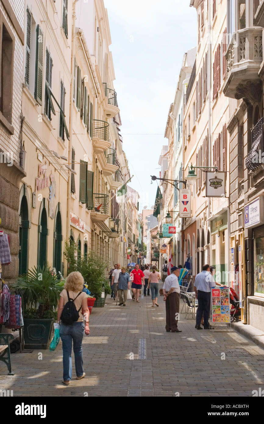 Irish Town Gibraltar Europe Stock Photo - Alamy