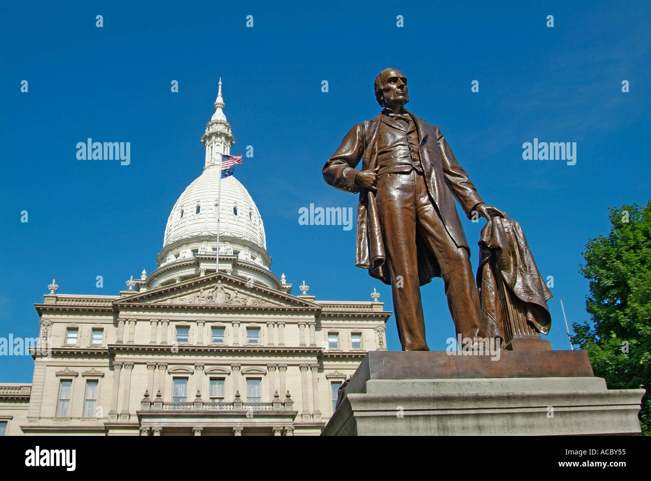 Michigan State Capitol building at Lansing statehouse Stock Photo - Alamy