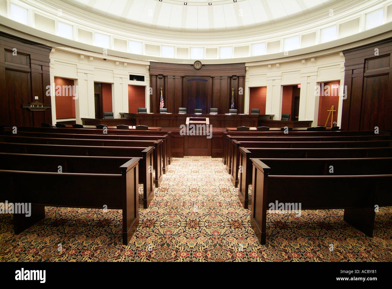 The Supreme Court Room at Lansing Michigan Stock Photo - Alamy