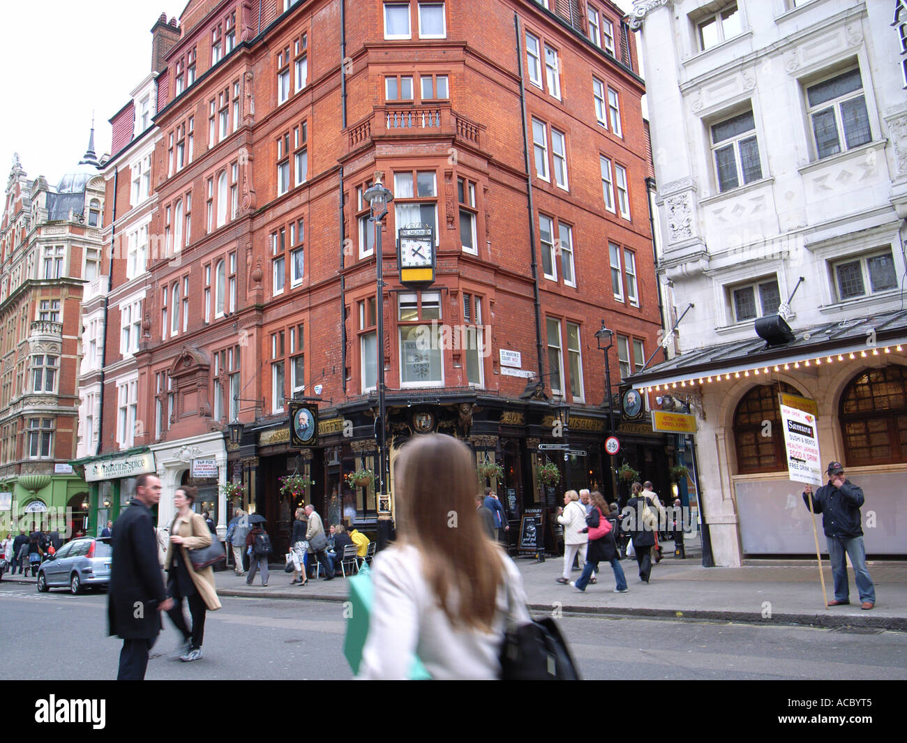 London Street Scene Stock Photo - Alamy