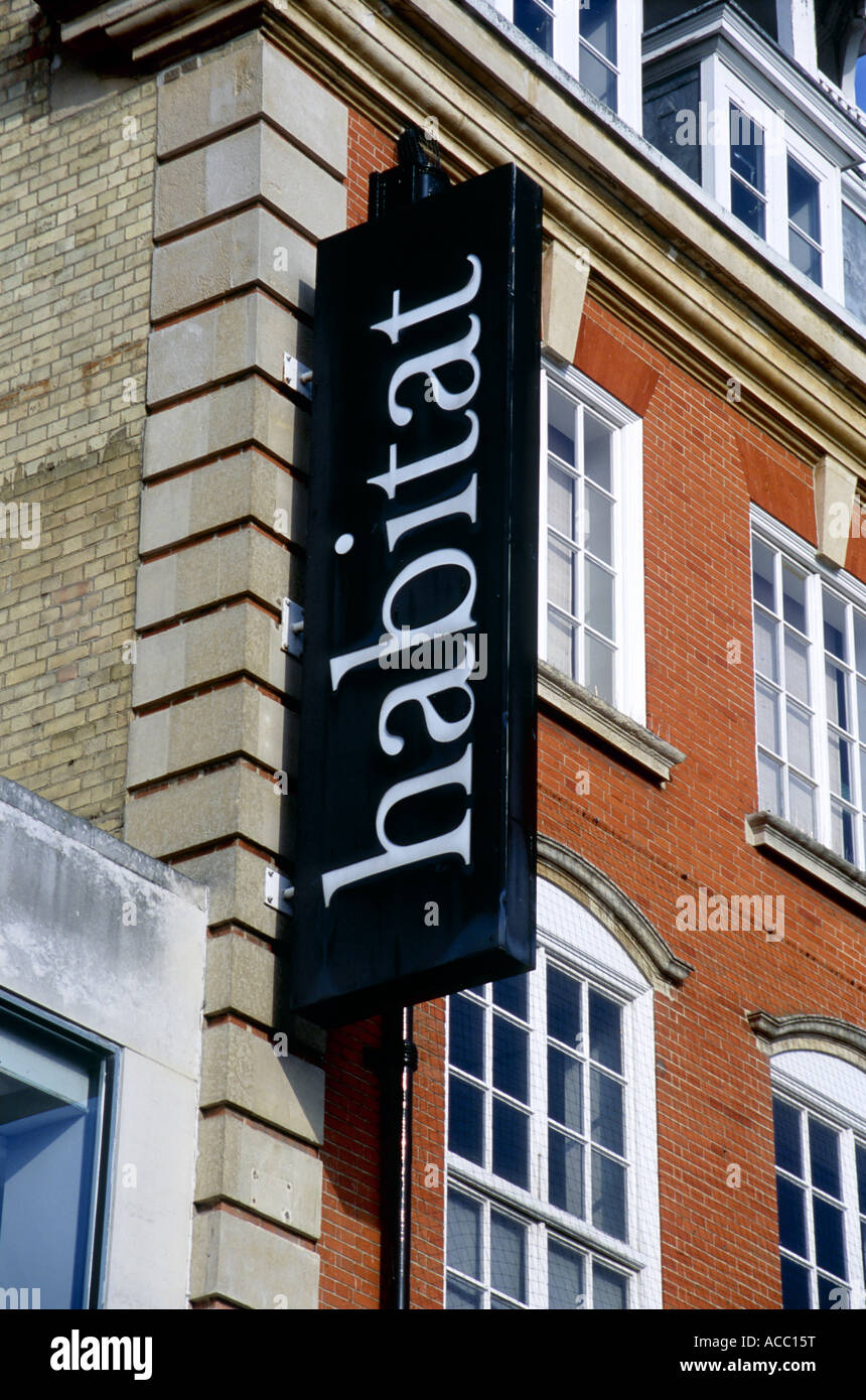 habitat shop cambridge Stock Photo - Alamy