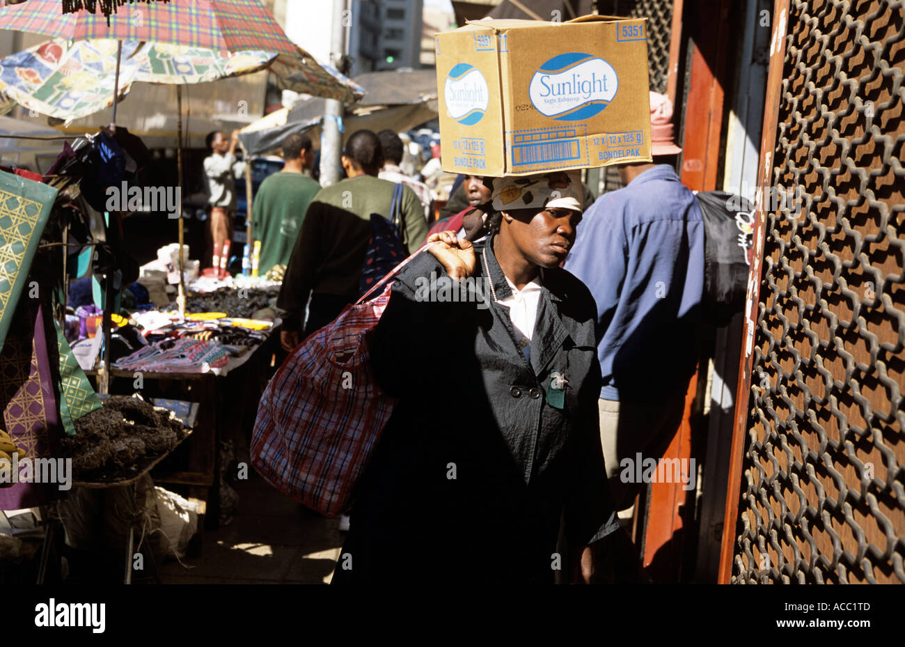 Market scene, Johannesburg, South Africa Stock Photo - Alamy