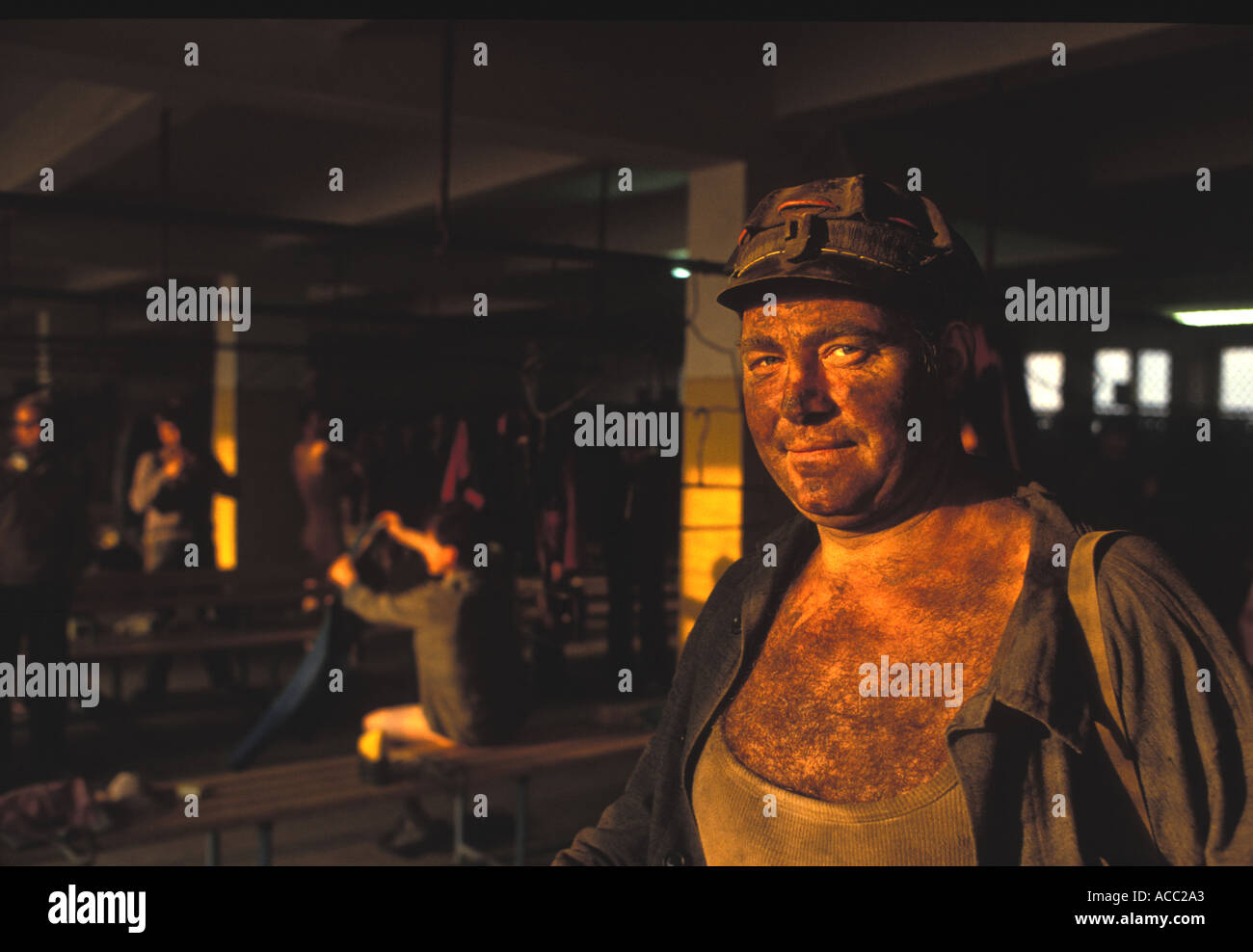 Romanian miner, Petrosani, "Jiu Valley" Romania Stock Photo - Alamy