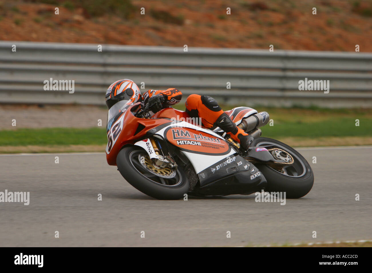 James Toseland on his 03 HM Plant 916 Ducati Stock Photo - Alamy
