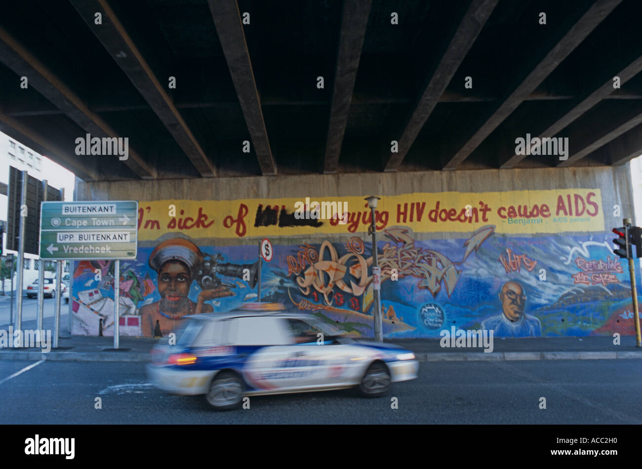 HIV murals in Cape Town South Africa Stock Photo - Alamy