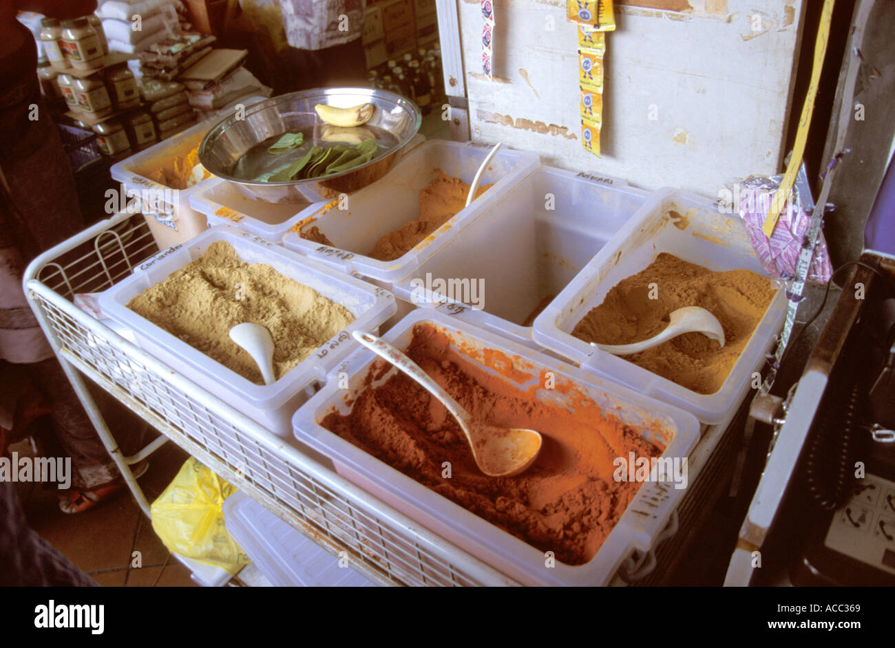 Singapore Little India Spices Stock Photo - Alamy