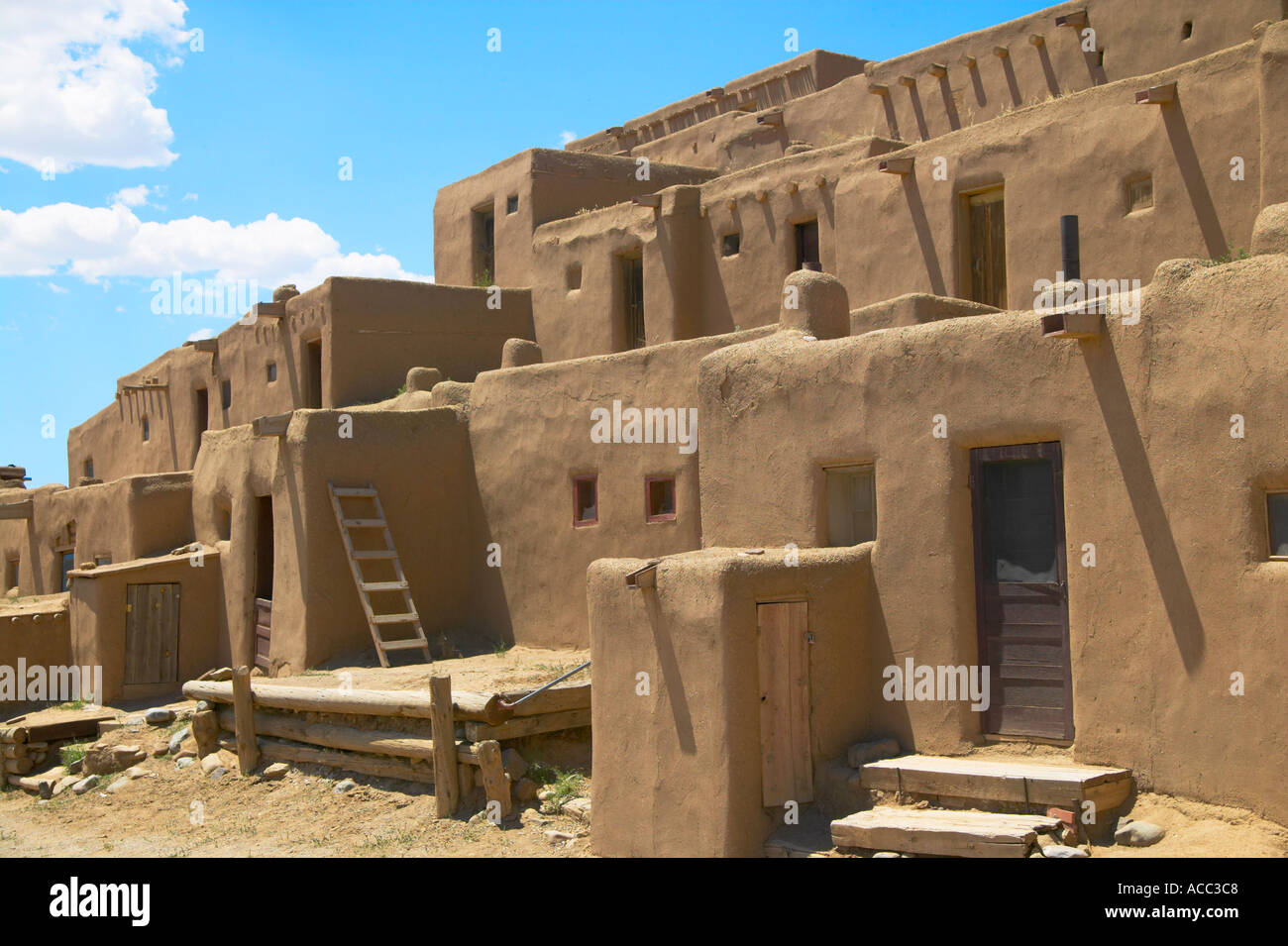 The main pueblo structure Stock Photo - Alamy