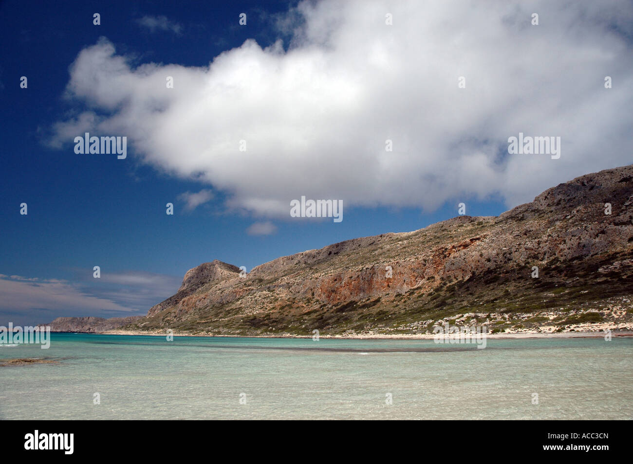 Balos beach on gramvousa peninsula hi-res stock photography and images ...