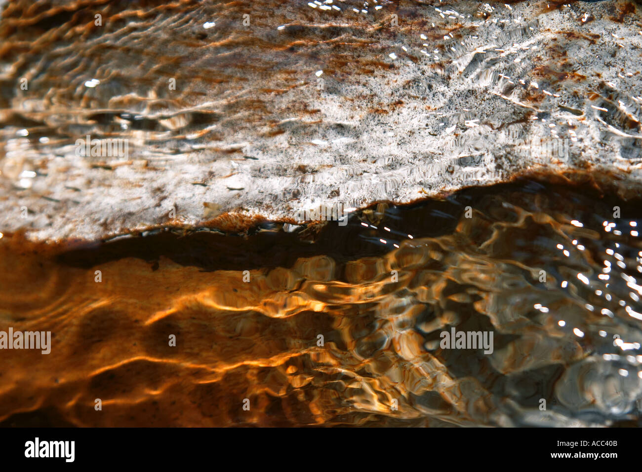 Close up of moving water resembling the Tao symbol Stock Photo - Alamy
