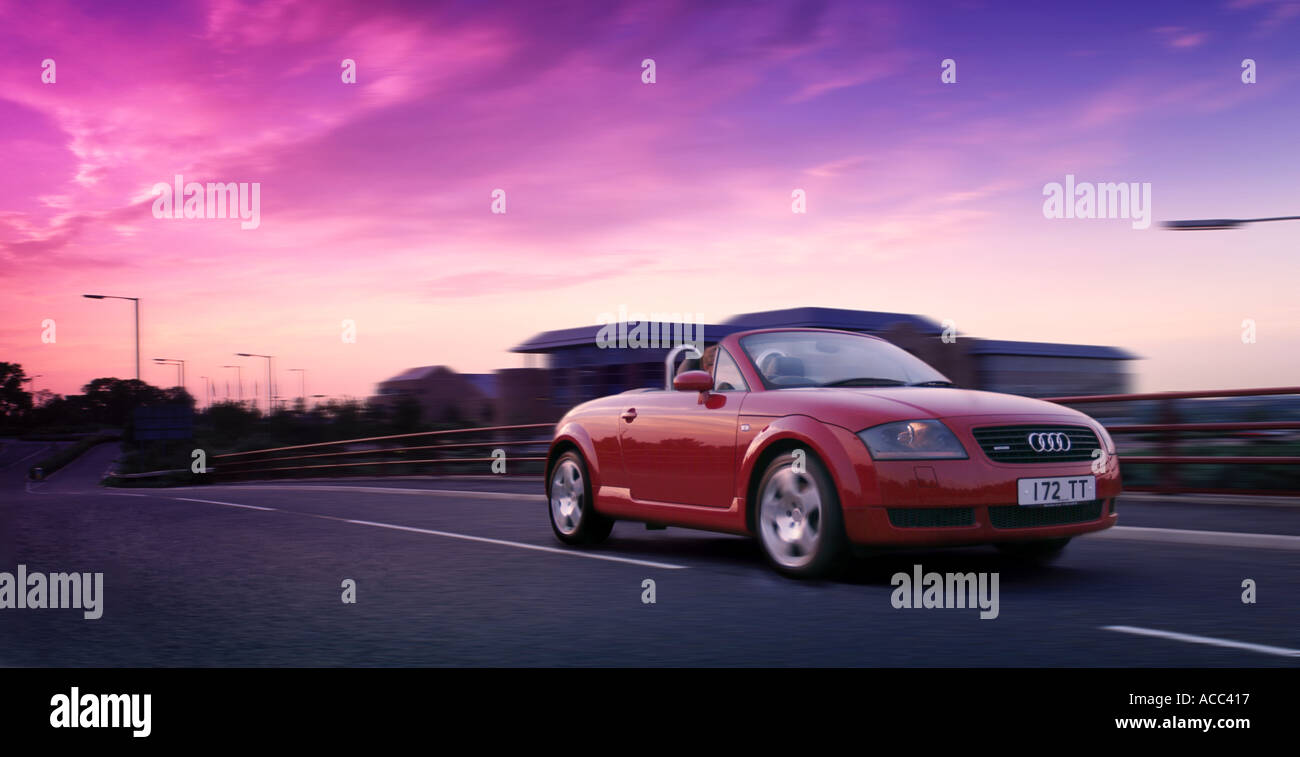 Driving soft top car hi-res stock photography and images - Alamy