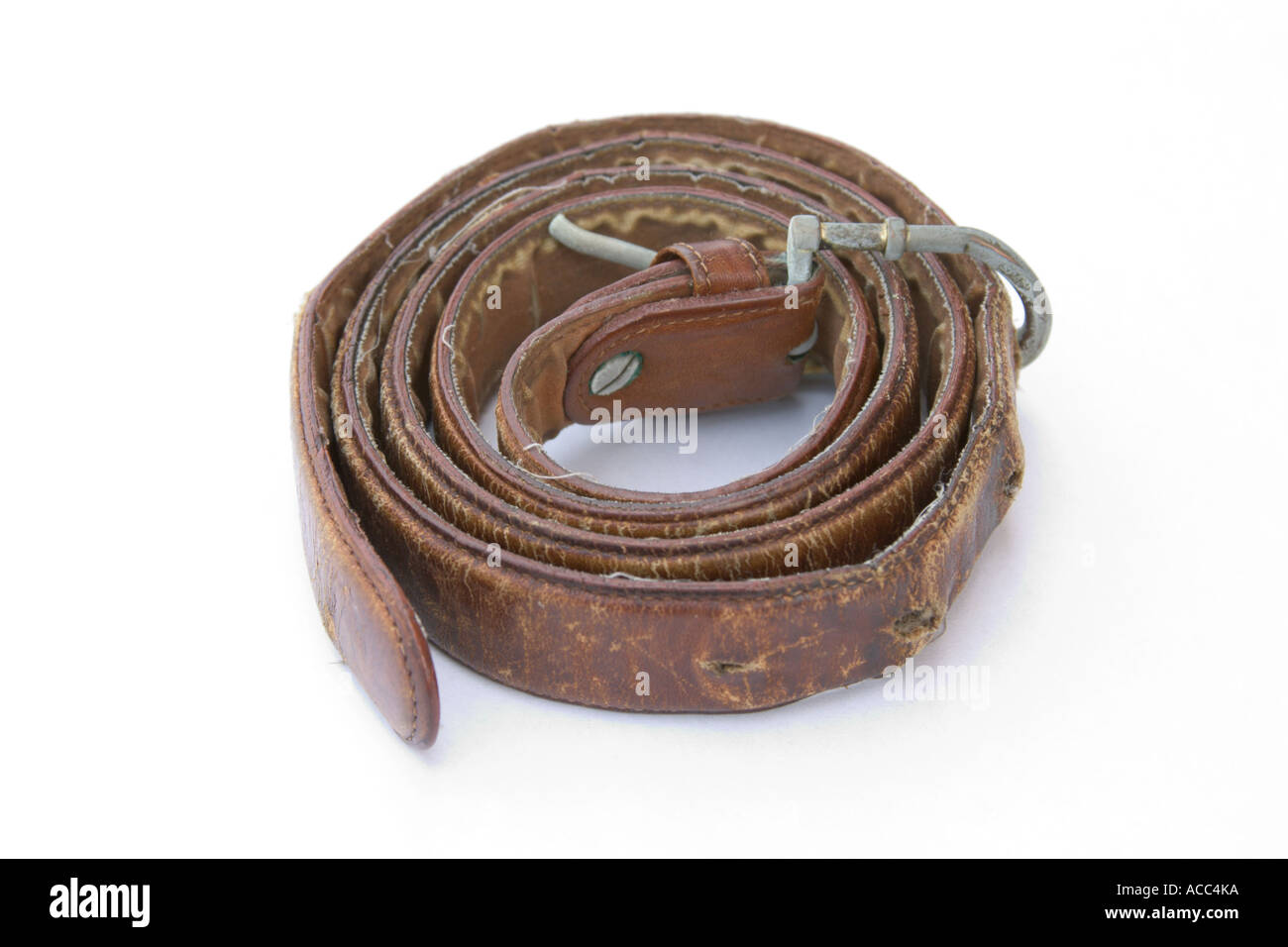 Worn old belt hi-res stock photography and images - Alamy